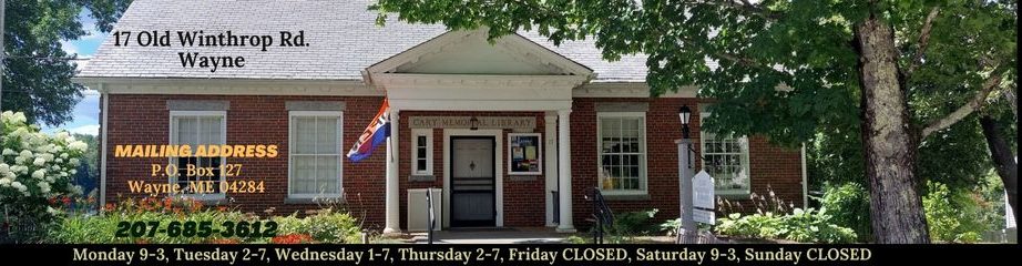 NEWS and UPCOMING EVENTS - Cary Memorial Library