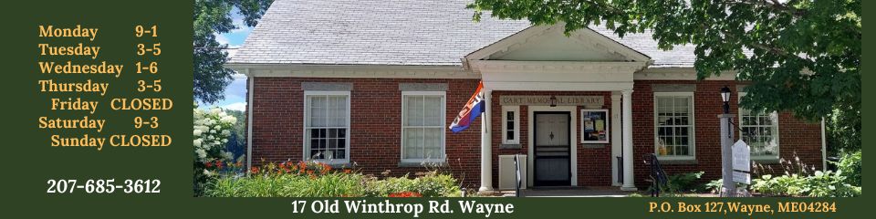 UPCOMING EVENTS - Cary Memorial Library